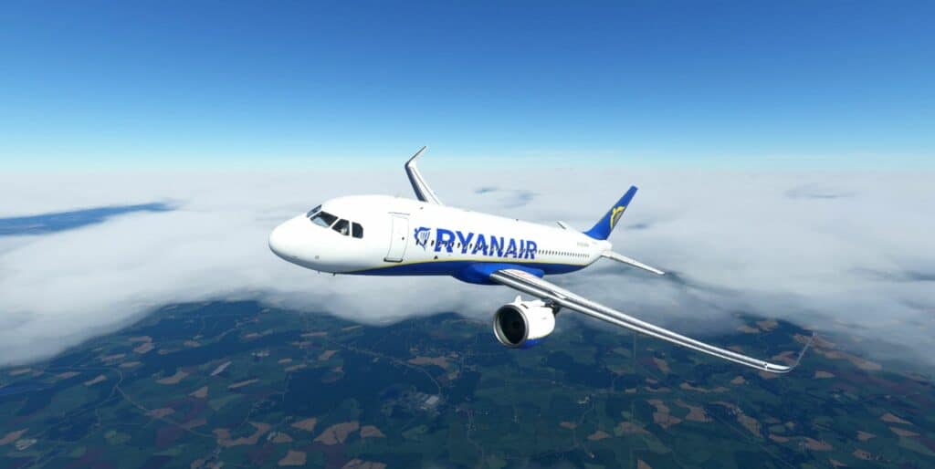 Ryanair A320 Livery v1 (3) - Flight Simulator Addon / Mod