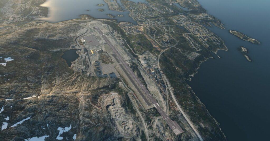 BGGH - Nuuk Airport (new 2.200 meter runway) v1 (7) - Flight Simulator ...