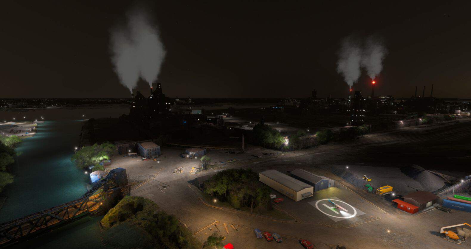 9M9 – Zug Island Heliport, Detroit, Michigan (Fictional) v1.0 - MSFS ...