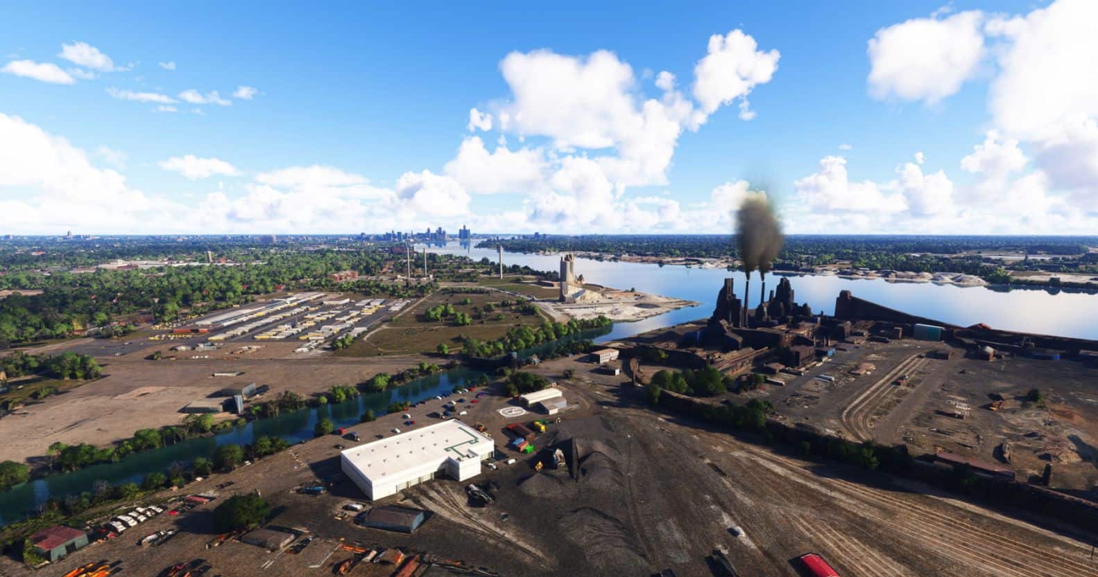 9M9 – Zug Island Heliport, Detroit, Michigan (Fictional) v1.0 - MSFS ...