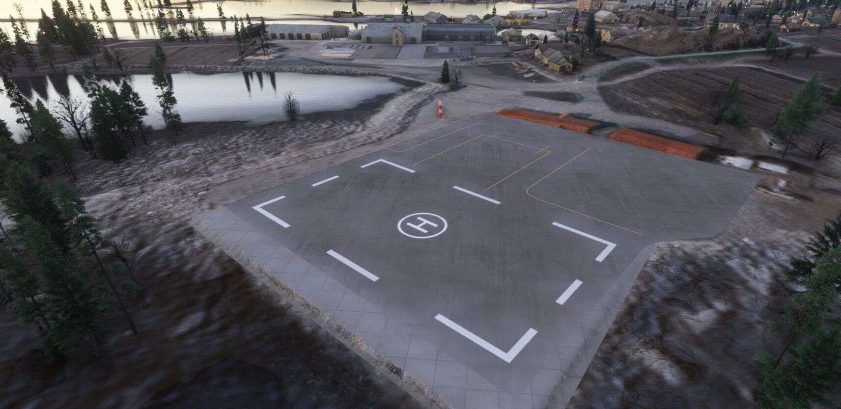 ENVR - Værøy Heliport v1 (1) - Flight Simulator Addon / Mod