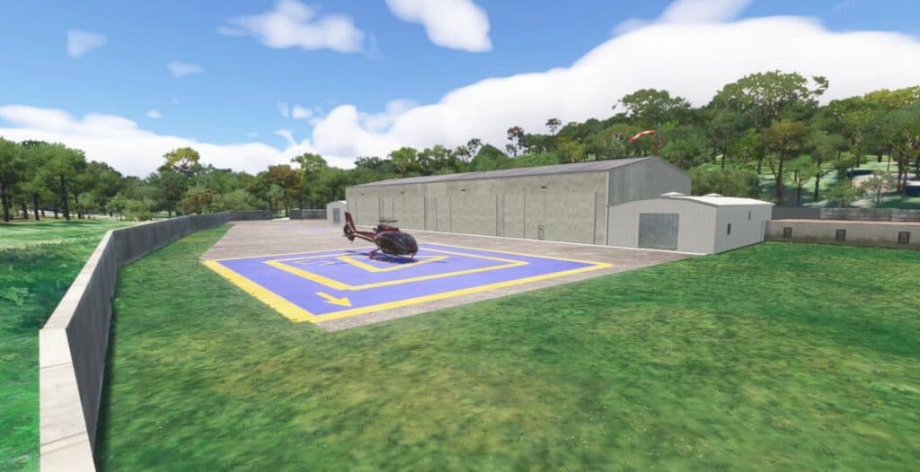 Helipad - Helipalm SSLH - Suzano SP v1 (1) - Flight Simulator Addon / Mod