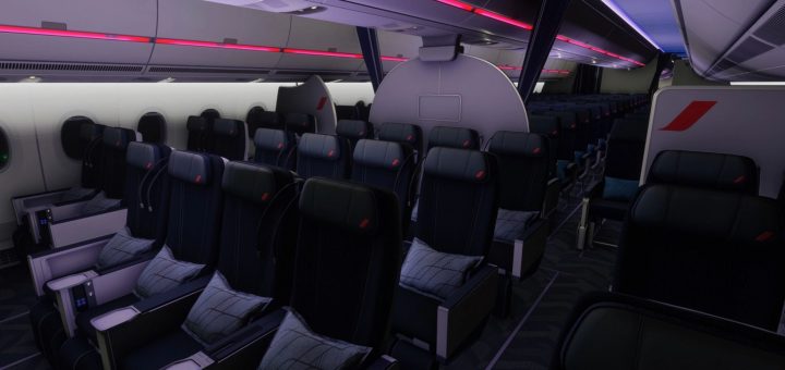 iniBuilds A350 Air France Cabin Pack v1 (3) - Flight Simulator Addon / Mod