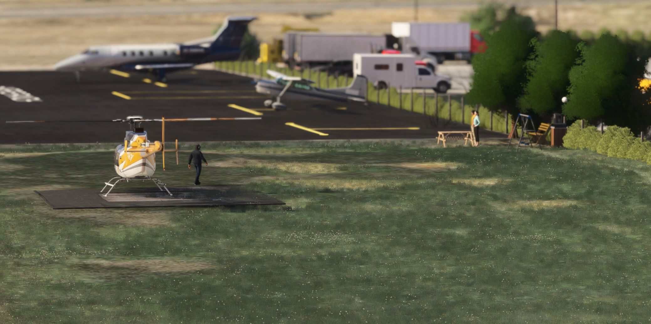 3O8 Harris Ranch Airport v1 (3) - Flight Simulator Addon / Mod