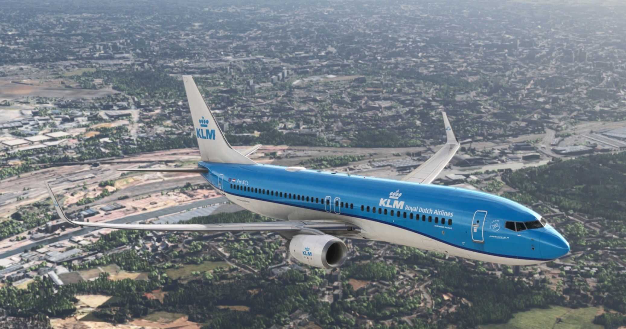 Boeing 737-800 KLM (PH-BCL) v1.0 - MSFS 2024 Liveries Mod